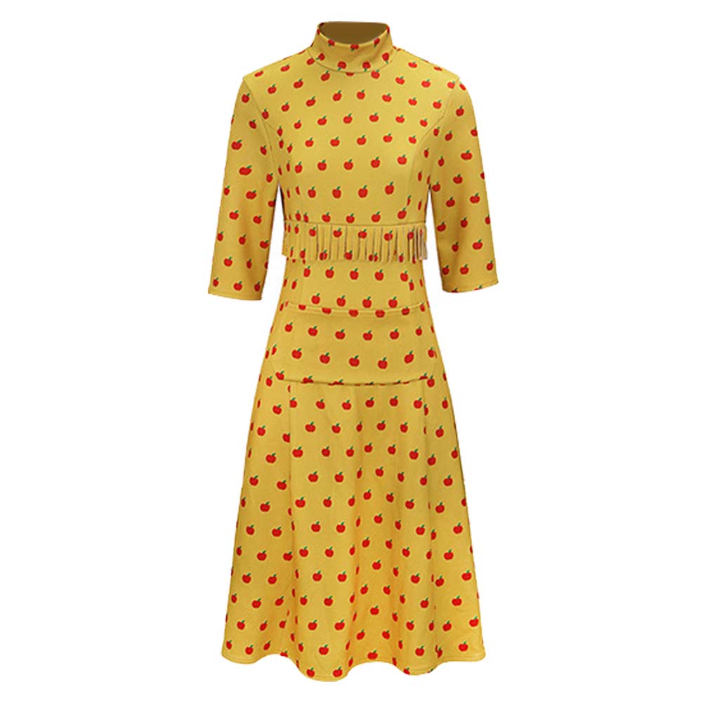 Fantastic Mr. Fox Mme Felicity Renard Robe Jaune Cosplay Costume ...
