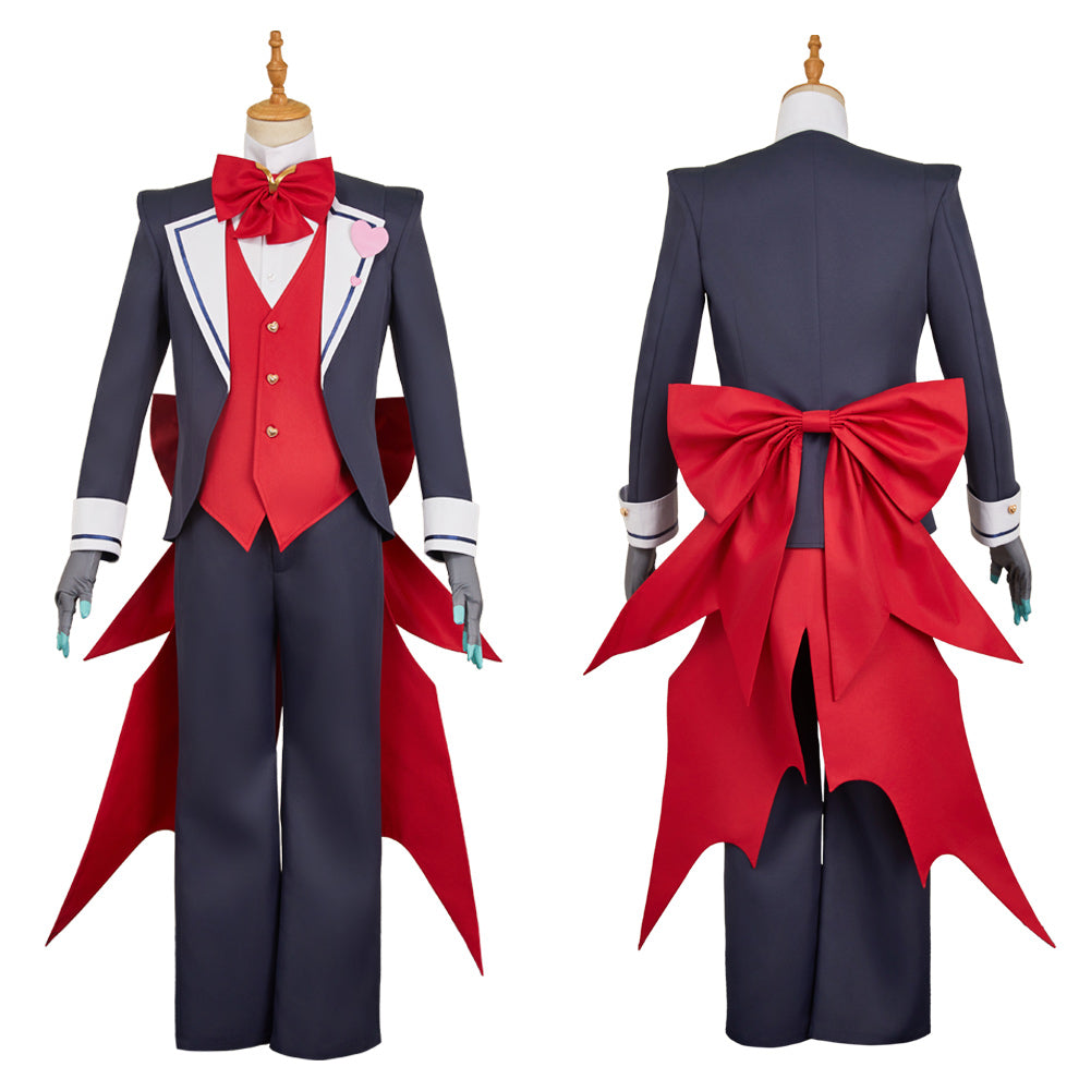 Hazbin Hotel 2(2025) Vox Tenue de Majordome Rouge Cosplay Costume ...