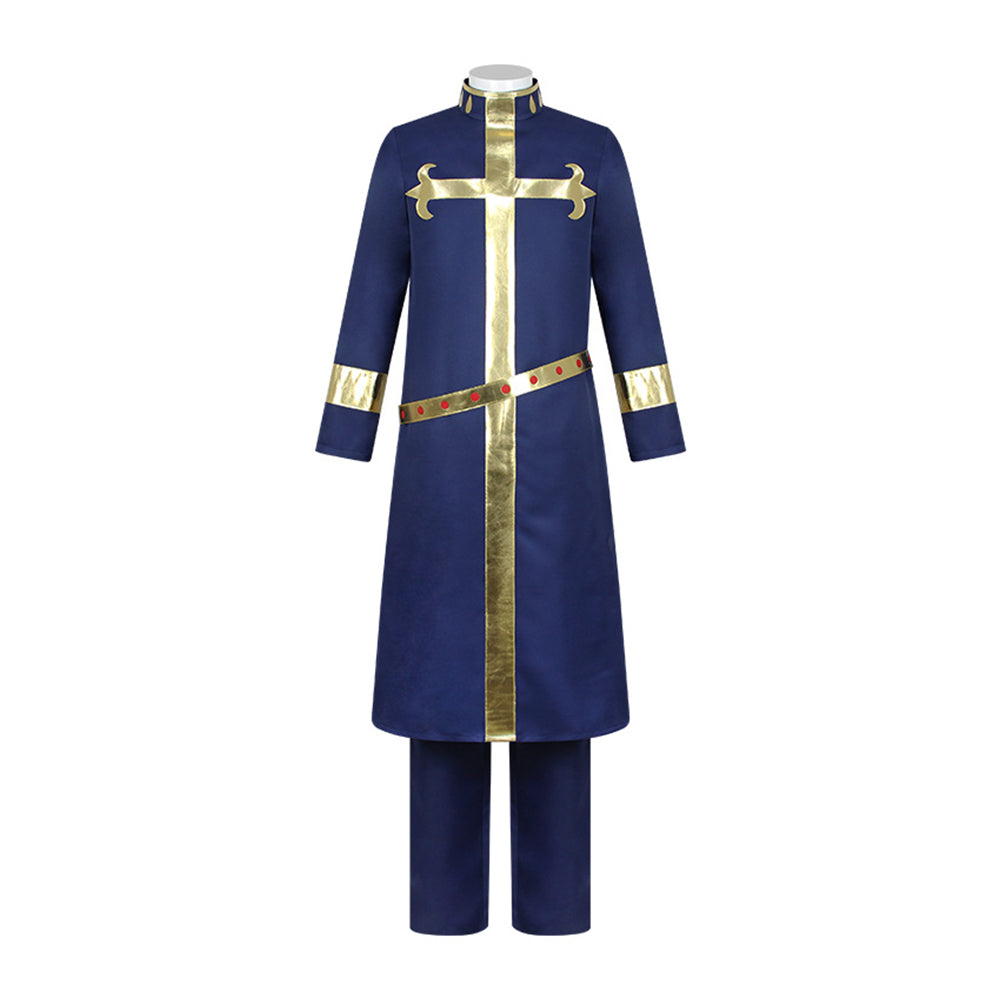 JJBA Enrico Pucci Tenue Bleu Marine Cosplay Costume – Newcossky.fr
